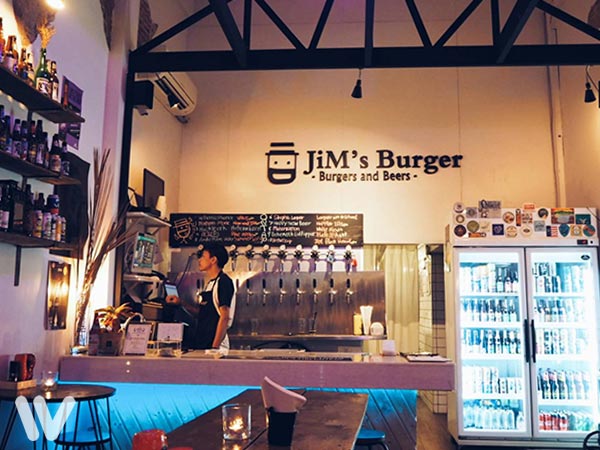 รีวิวร้านเบอร์เกอร์เจ้าดัง Jim's Burger & Beer สาขาอุดมสุข - What Eat It